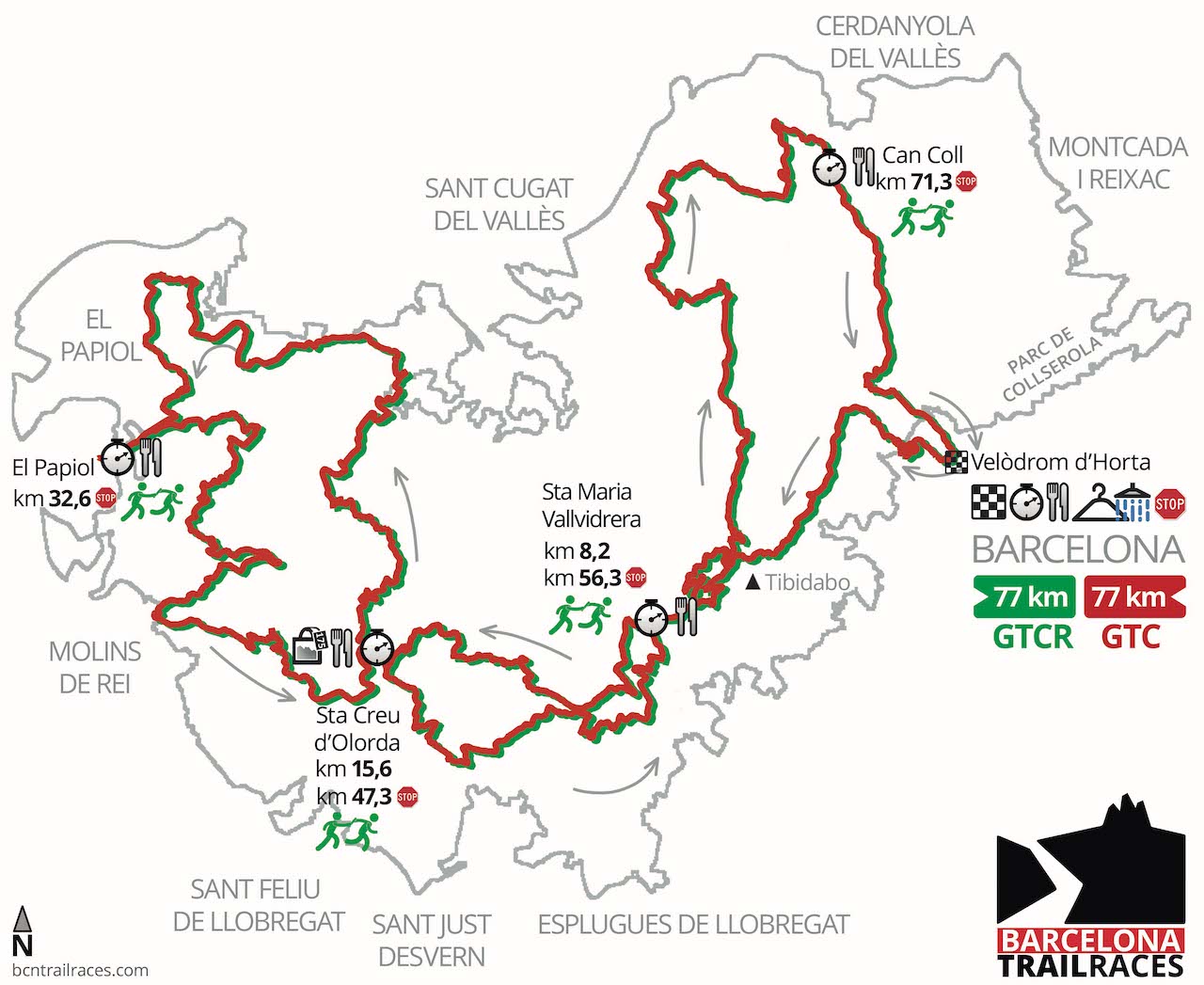 Barcelona Trail Races 2022: Trail running Collserola .Mayayo