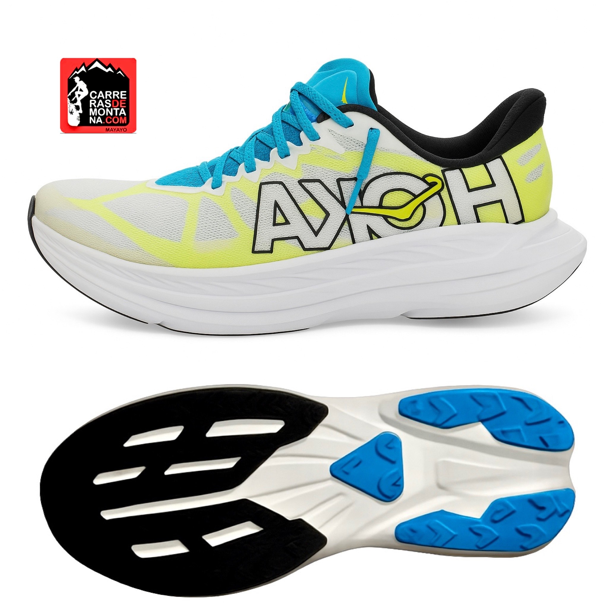 Hoka Rocket X trail, con placa carbono: Análisis por Mayayo