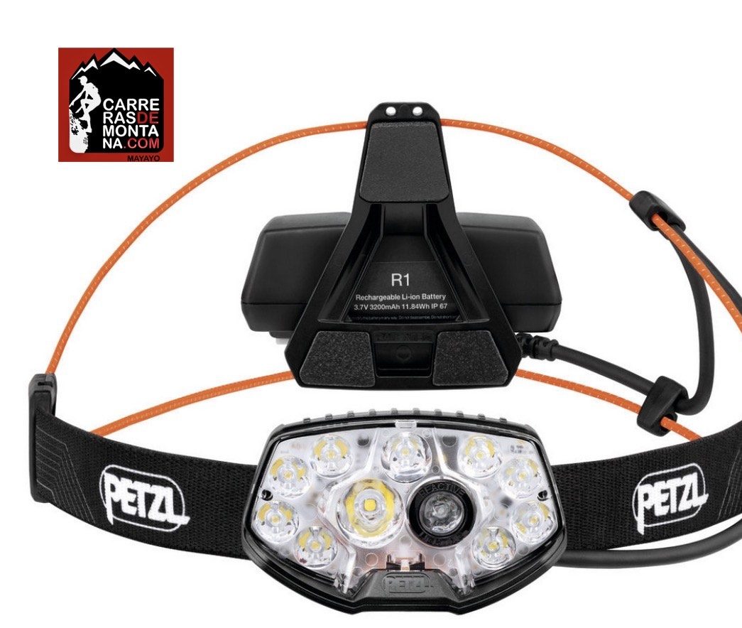 Petzl Nao RL: Frontal trail running 1.500 lumenes. Mayayo.