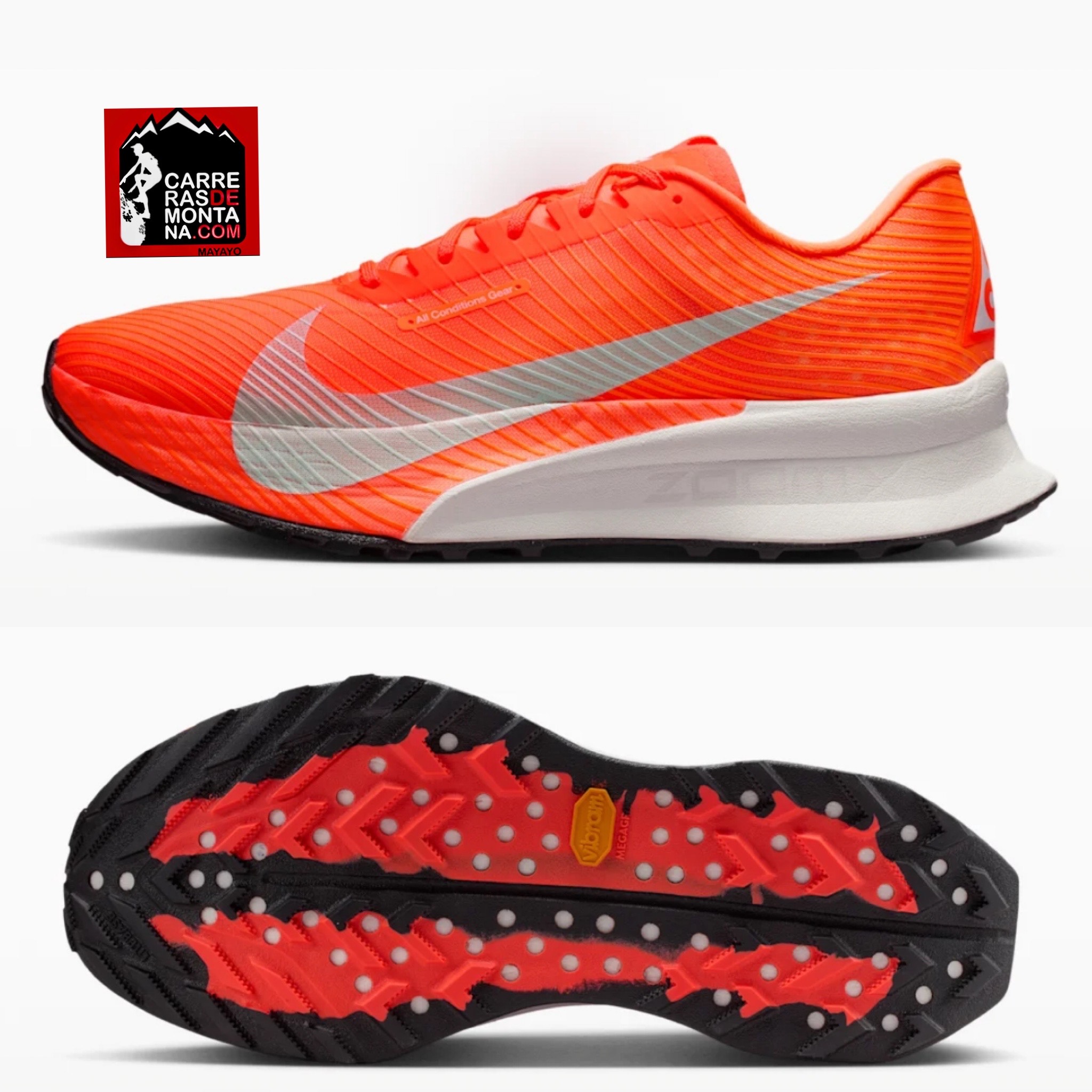 Nike ACG ultrafly trail: Análisis por Mayayo.