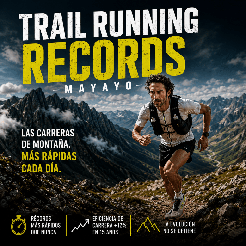 Trail running records: Carreras de montaña más rápidas, Mayayo.